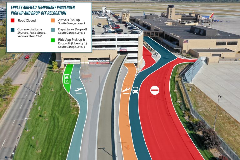 Passenger Pickup & Drop Off | OMA Omaha Eppley Airfield