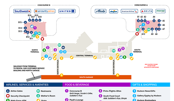 Airport Maps | OMA Omaha Eppley Airfield