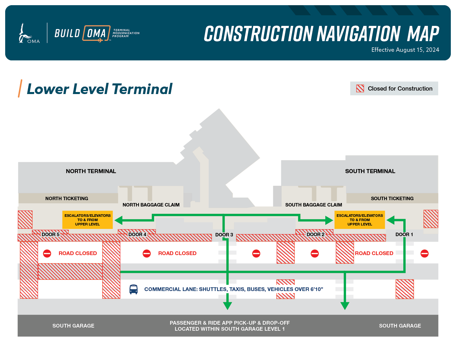 Airport Maps: Construction Navigation | OMA Omaha Eppley Airfield
